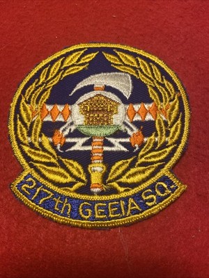 1950s USAF 217th GEEIA Squadron Patch - Twill -No Glow | eBay