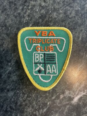 YBA Triplicate Club ABC AMERICAN BOWLING PATCH Rare trucker hat 60s | eBay