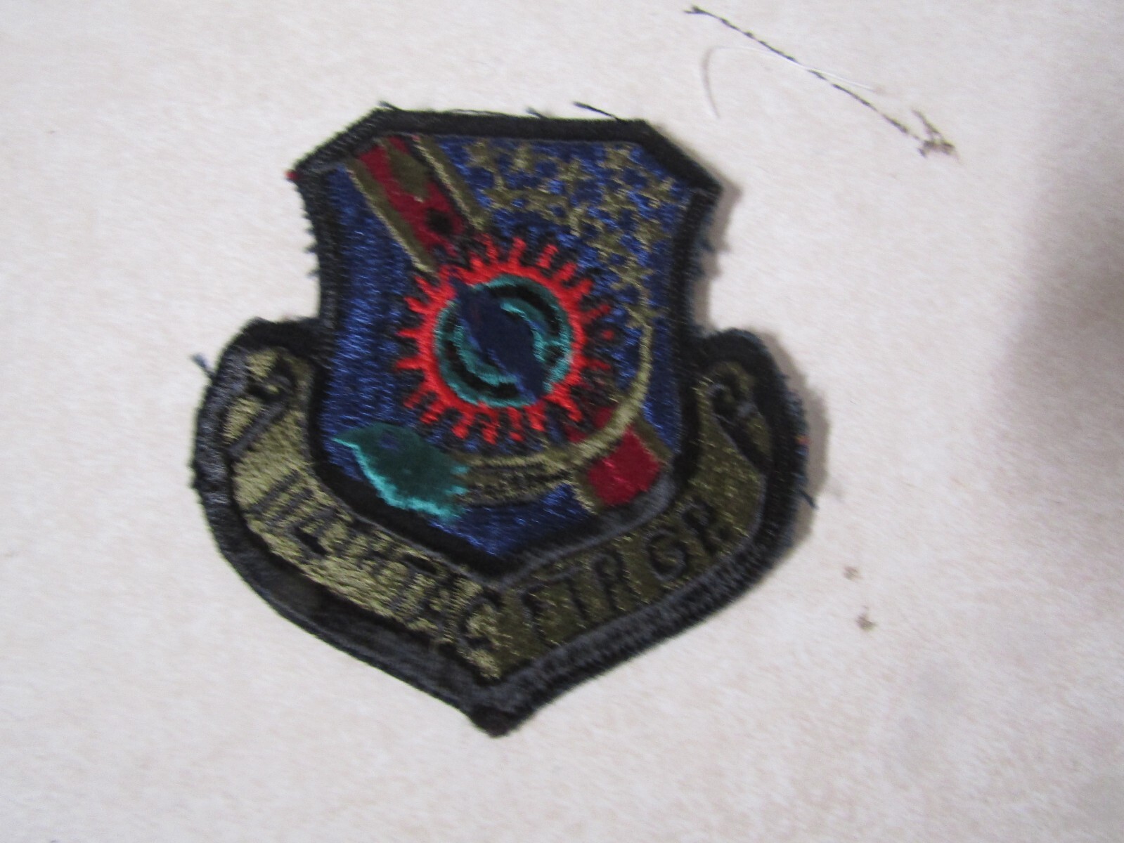 US MILITARY PATCH OLDER SEW ON USAF AIR FORCE 114TH FIGHTER GROUP | eBay