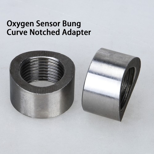 2Pack O2 Oxygen Sensor Curve Notched Nut Bung M18 X 1.5 304 Stainless ...