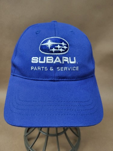 Subaru Parts & Service Adjustable Strapback Baseball Hat Cap Blue | eBay