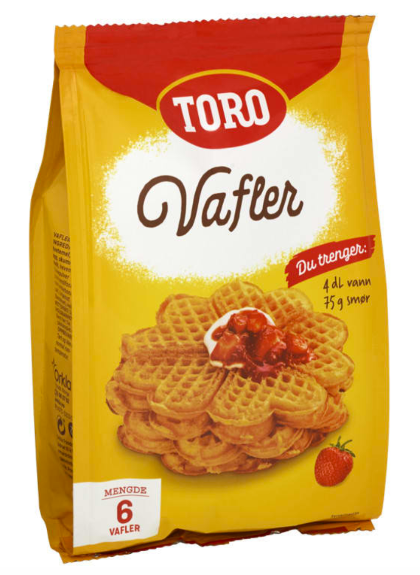 Norwegian Waffle Baking Mix Toro Vafler Mix Vaffel Waffles 246g | eBay