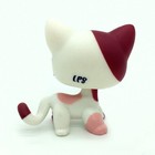 2'' Pink White Sparkle Glitter Short Hair Cat Littlest Pet Shop LPS ...