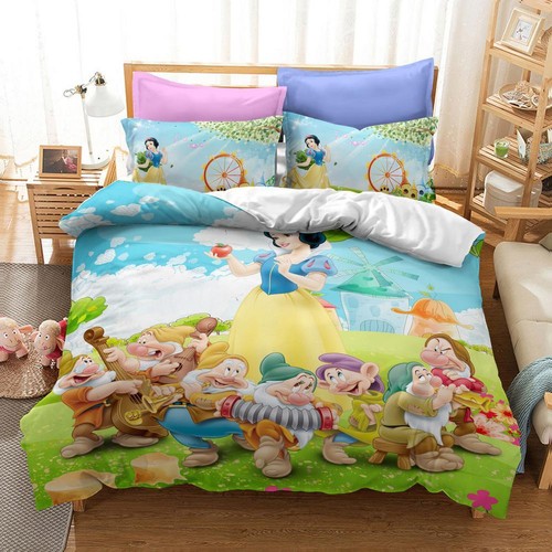 Lovely Disney Princess 5 Quilt Duvet Cover Set Doona Cover Super King ...