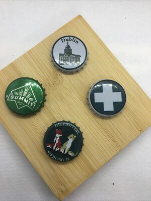 4 PC Lot Micro-Macro Brewery Bottle Caps Vintage & Vintage Inspired New ...