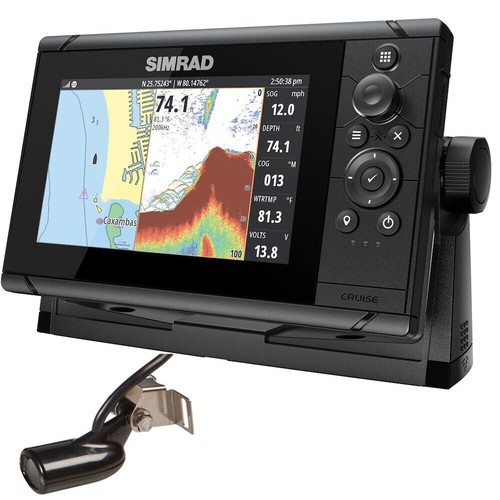 SIMRAD Cruise 9 Chart Plotter & Fish Finder 9" MFD with 83/200 ...