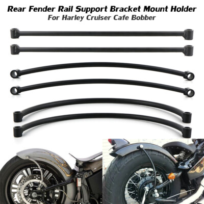Rear Fender Rail Support Bracket Mount Holder For Harley Cruiser Custom ...