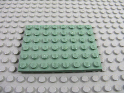 LEGO Sand Green Plate 6 x 8 studs Hogwarts Castle 4842 #3036 MINT! | eBay