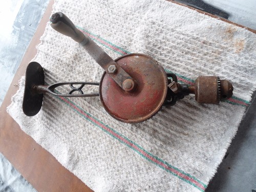 Chignole manuelle très ancienne L’ancêtre de la perceuse !! | eBay