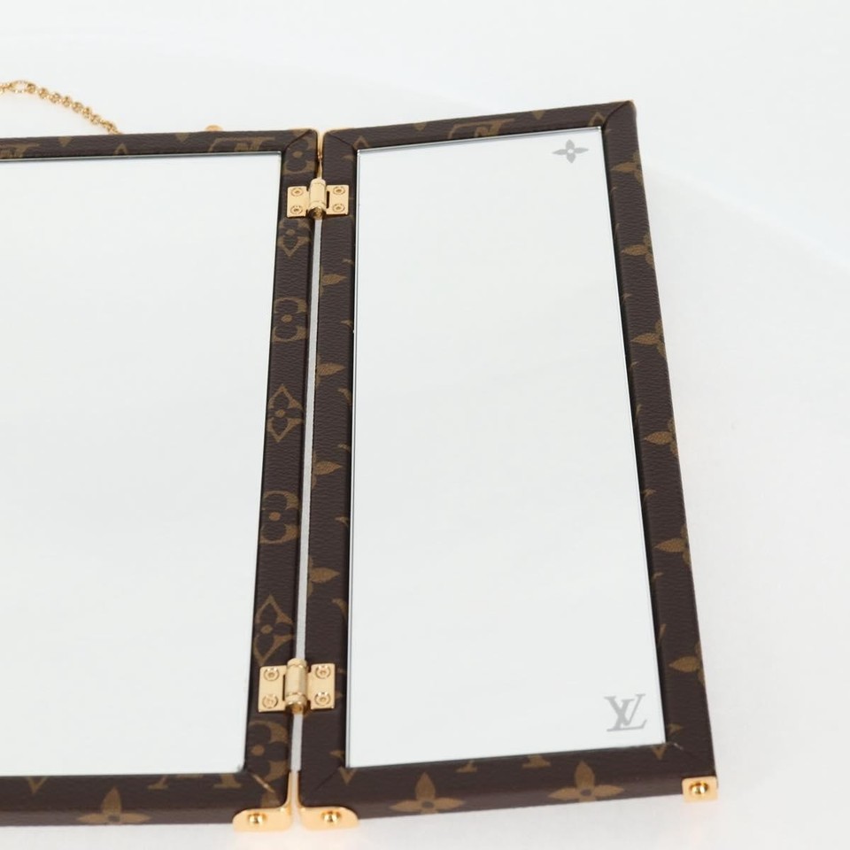 LOUIS VUITTON Monogram Home Mirror Mirror GI0554 LV Auth 124908SM | eBay