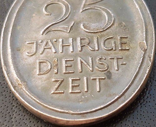 9628 German post WW1 Bavarian Fire Service Decoration for 25 Years ...