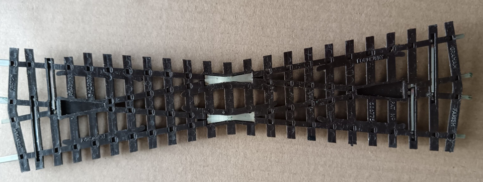 Joblot of vintage Graham Farrish OO gauge flexible track with nickel ...