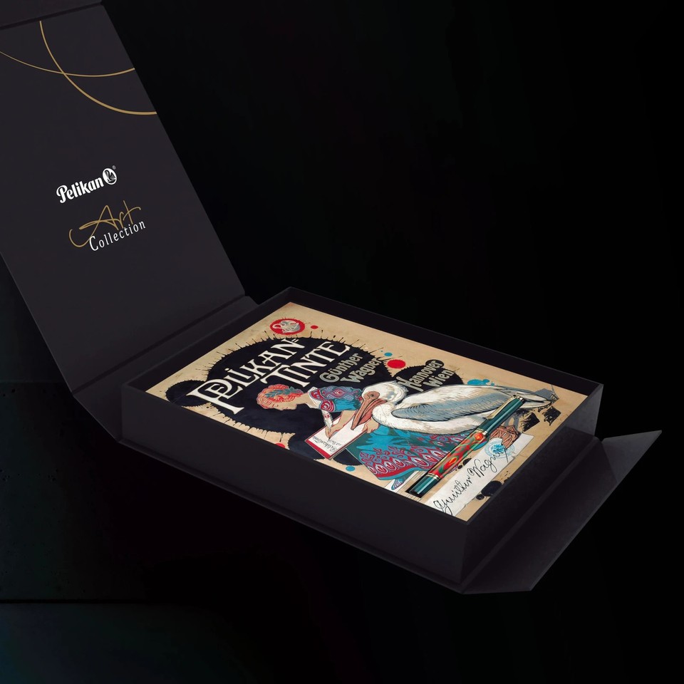 Pelikan Souverän M600 Fountain Pen in Rudi Rother Art Collection Medium ...