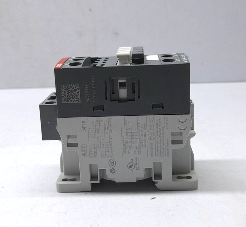 ABB AF 16-30-10-13 Contactor 1SBL177001R1310 100-250V50/60Hz-DC Ui 690V ...