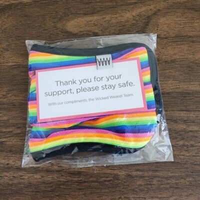Wicked Weasel 9700 Face Mask Pride Colors Rainbow Mask | eBay