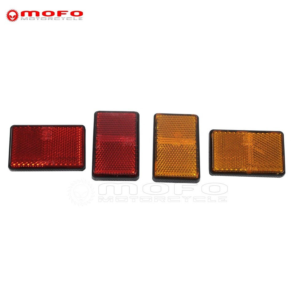 ECE / SAE Motorcycle ATV Reflectors Side Mark Warning Reflectives For ...