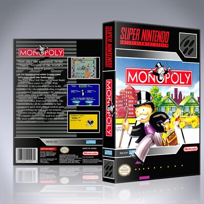 SNES Case - NO GAME - Monopoly | eBay