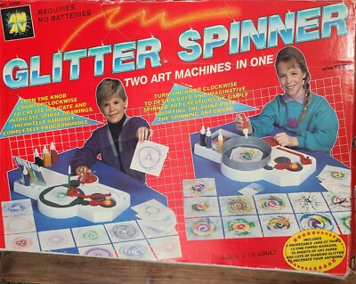 AMAV Glitter Spinner Art Machine RARE VINTAGE | eBay