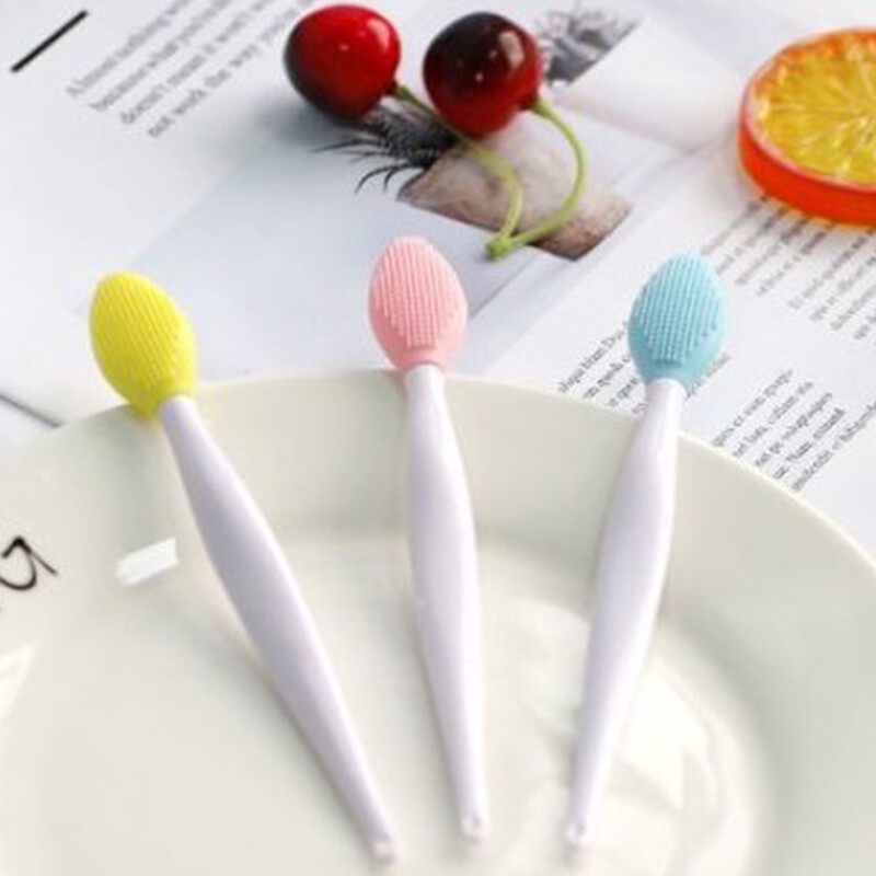 6 Colors Soft Skin-friendly Silicone Face Clean Brushes Blackhead ...