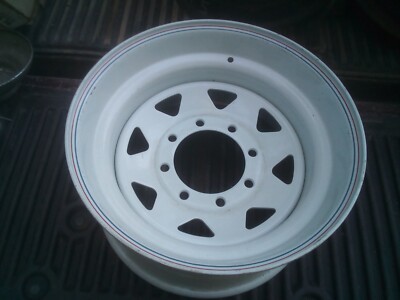 16.5" x 8.25" 8-SPOKE STEEL WHEEL. 8 LUG x 6.5". | eBay