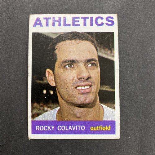 1964 Topps Baseball Rocky Colavito Oakland Athletics Card #320 | eBay