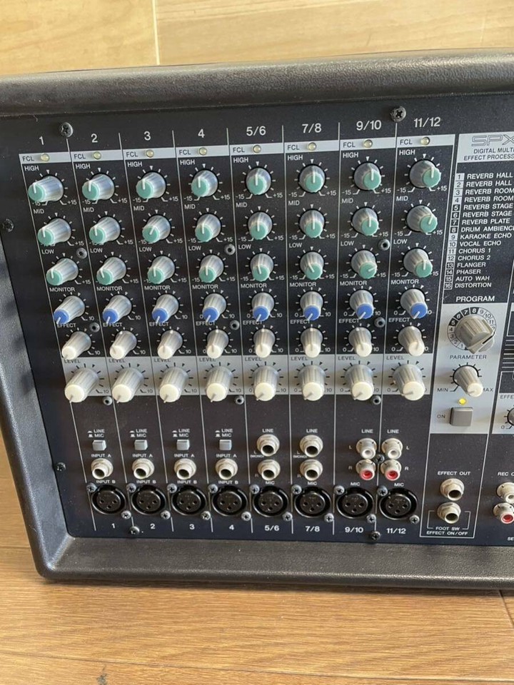 Yamaha EMX212S 12-Channel Stereo Powered Mixer Confirmed Operation Free ...