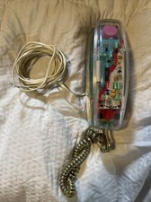 Vintage Unisonic Telephone 6900 Clear See Through Transparent Corded ...