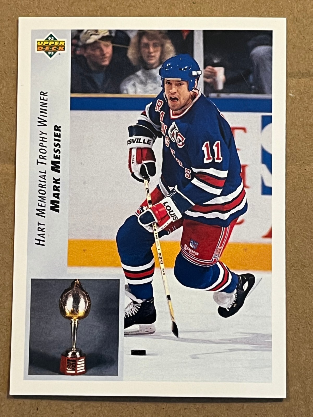 1992-93 UPPER DECK - MARK MESSIER RANGERS #437 | eBay