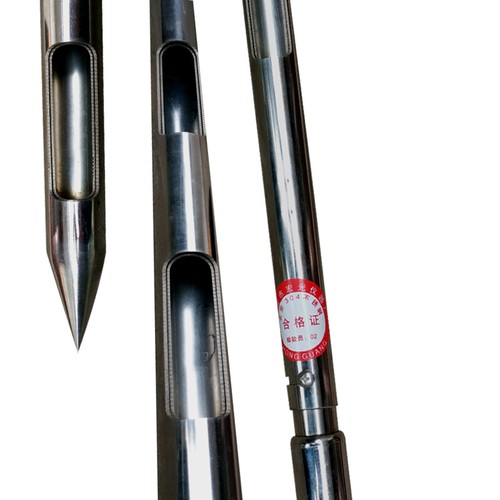 Powder Sampling Tube Solid Sampler 25MM 304 Stainless Steel Double ...