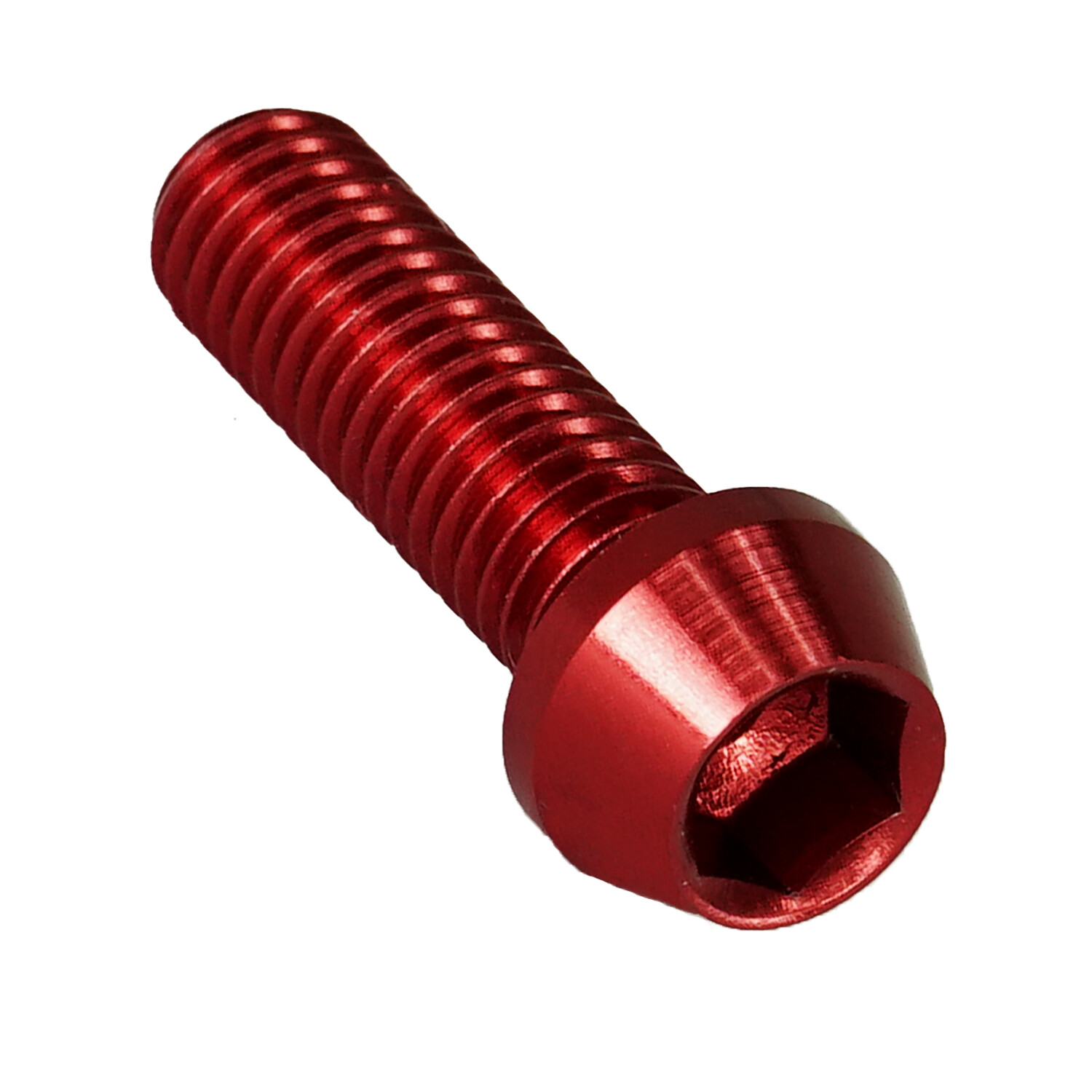 Alu M6x25 Schraube DIN 912 konisch 7075 Innensechskant Hex Aluminium ...