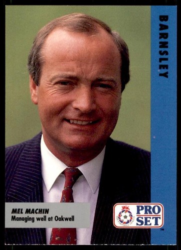 Pro Set Football Fixtures 1991-1992 Barnsley Mel Machin #23 | eBay
