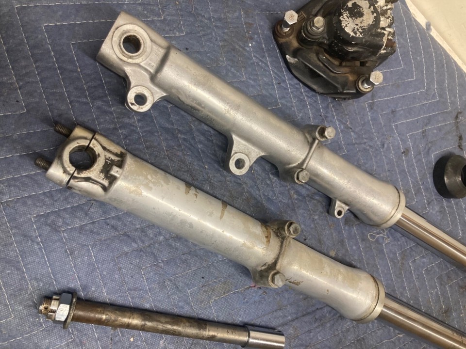 1979 yamaha rd350 rd400 daytona special forks axle nut rd 400 brake ...