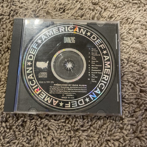 Danzig Self-titled CD 1988 American Rick Rubin CD Def American Misfits ...