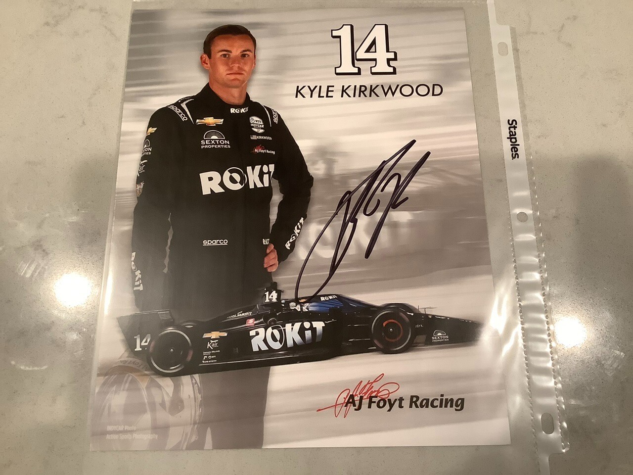 KYLE KIRKWOOD AUTOGRAPHED 2023 HONDA AUTONATION DIECAST & AUTOGRAPHED ...