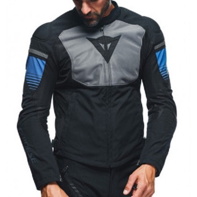 Men's Jacket Dainese Air Fast Tex Black Gray Blue Size 56 Jacket ...