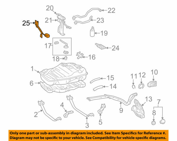 83320-60340 Toyota Gage assy, fuel sender 8332060340, New Genuine OEM ...