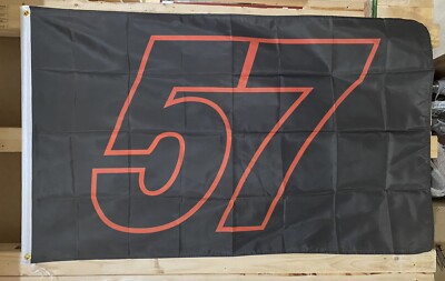 Kyle Larson #57 Flag FREE SHIP Racing SprintCar Outlaws Dirt Beer Sign ...