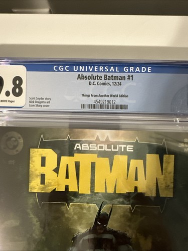 ABSOLUTE BATMAN Issue #1 (2024) Liam Sharp TFAW Exclusive Variant | eBay