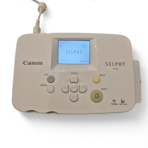 Canon SELPHY CP760 Portable Compact Digital Camera Photo Printer w ...