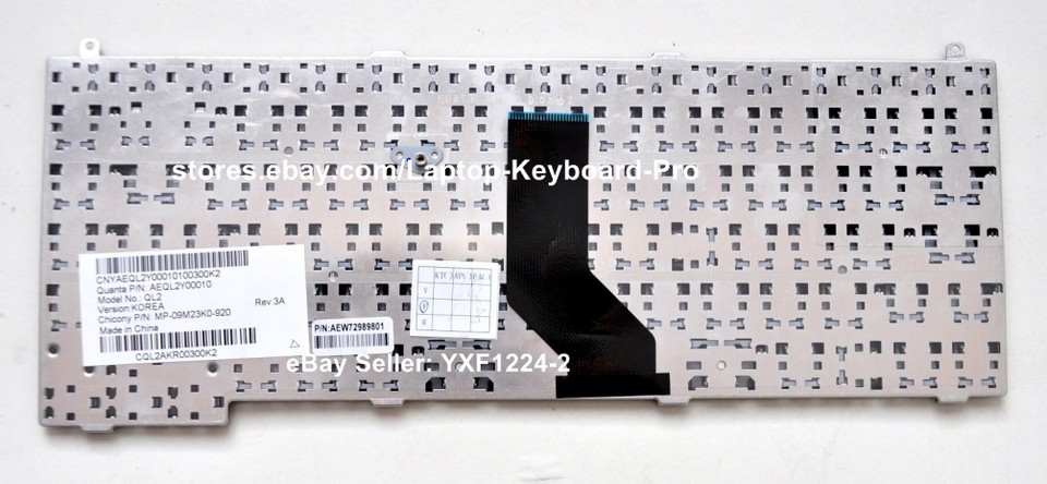 Keyboard for LG R460 R480 QL2 QL3 R410 QL6 - US English | eBay