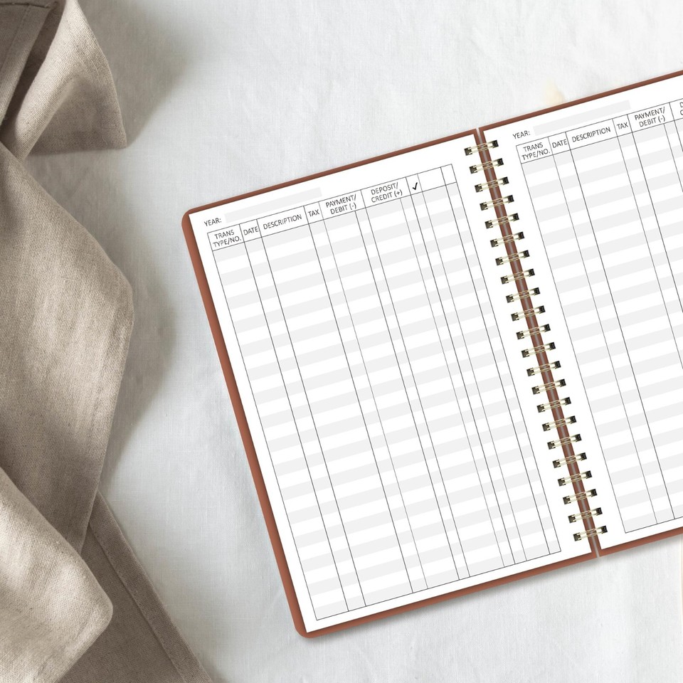 Accounting Ledger Book - Expense Tracker Notebook for Home Budget ...