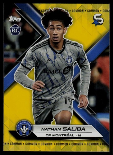 Nathan Saliba 2024 Topps MLS Superstars Yellow Variation #146 CF ...