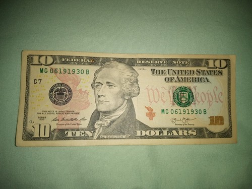 fancy serial number birthday notes, Federal Reserve Note, Currency ...