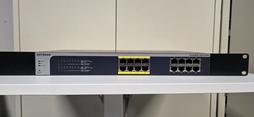 NETGEAR JGS516PE ProSafe Plus 16-Port Gigabit Ethernet Switch with PoE ...