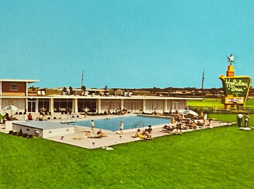 Lansing Illinois Ill Holiday Inn Motel South Chicago Poolside 1960s ...