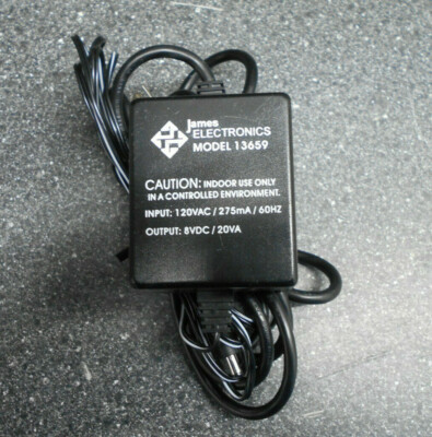 JAMES ELECTRONICS MODEL 13659 AC ADAPTER | eBay