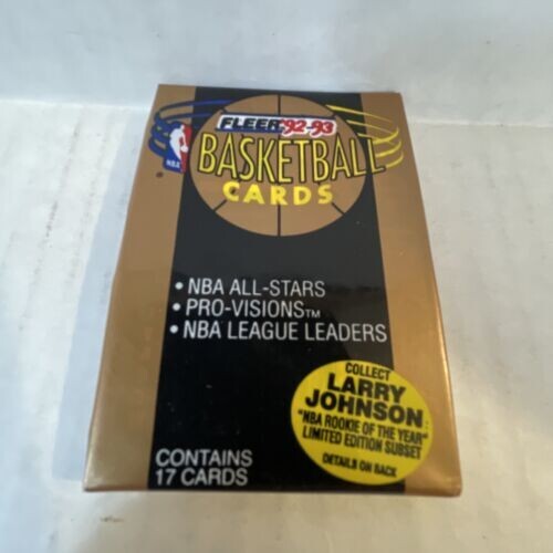 1992-93 Fleer Basketball Series 1 Factory Sealed Wax Pack FREE SHIPPING ...