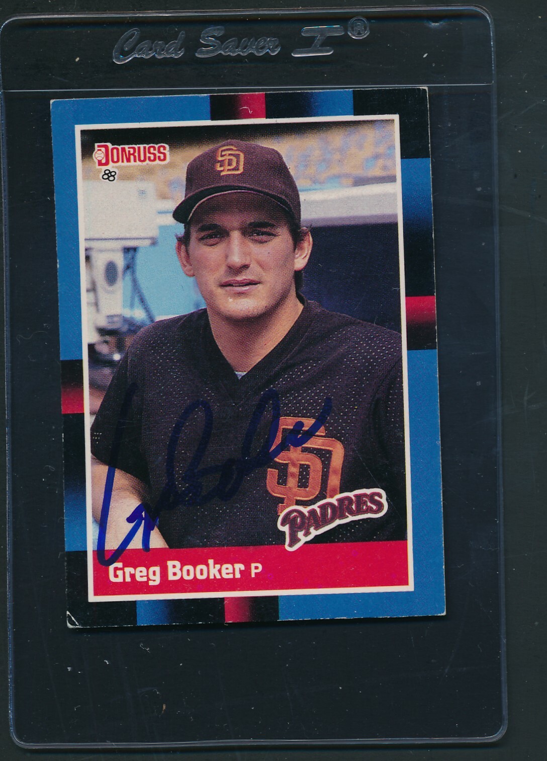 1988 Donruss #311 Greg Booker Padres Signed Auto *C3815 | eBay