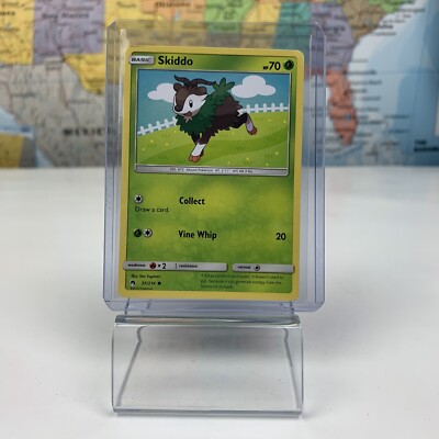 SHIPS SAME DAY Pokemon Card TCG Skiddo 35/214 Basic Grass Type 2018 | eBay