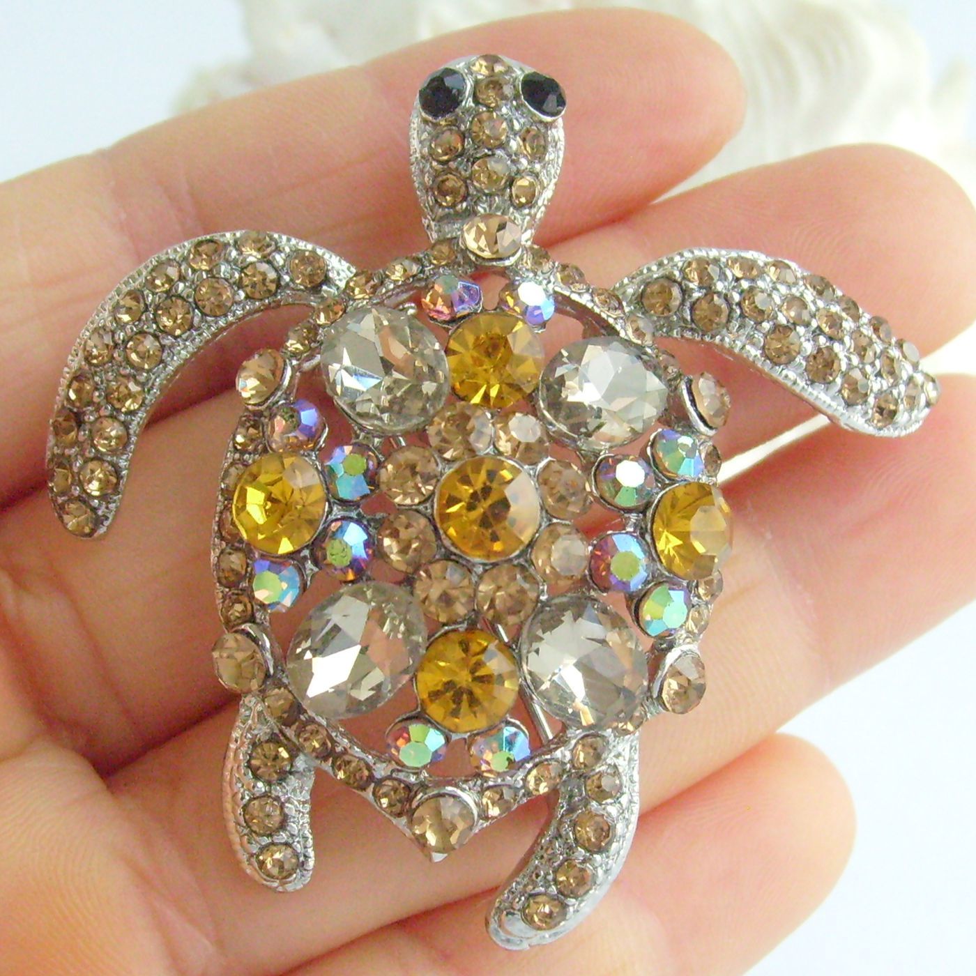 Unique Animal Turtle Keychain Pendant Rhinestone Crystal KP03344 | eBay